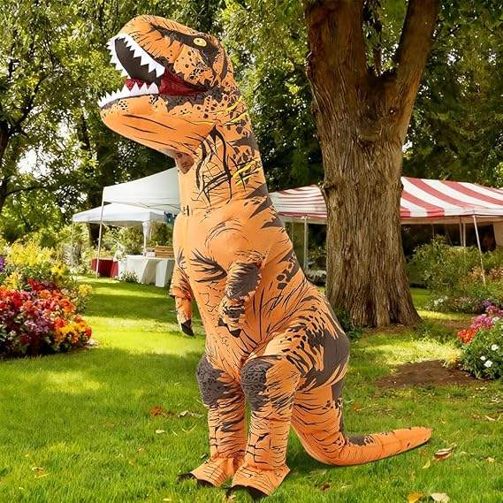Halloween Tyrannosaurus Rex Inflatable Costume Role-playing Party Funny ...
