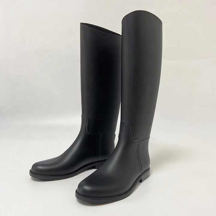 Women's Fashionable Knee High Equestrian Riding Boots PVC Insole ...