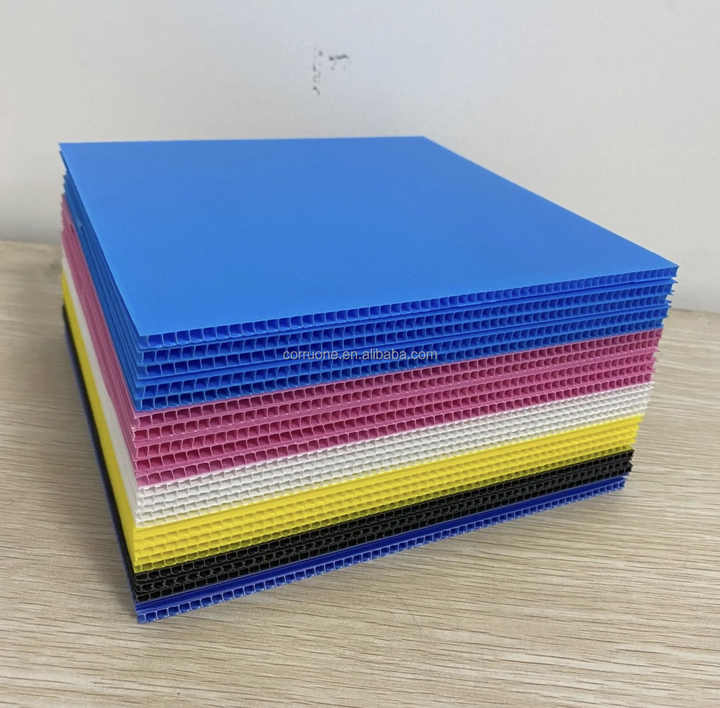Wholesale Blank 4 X 8 PP Polypropylene Hollow Sheet PP Corrugated Board ...