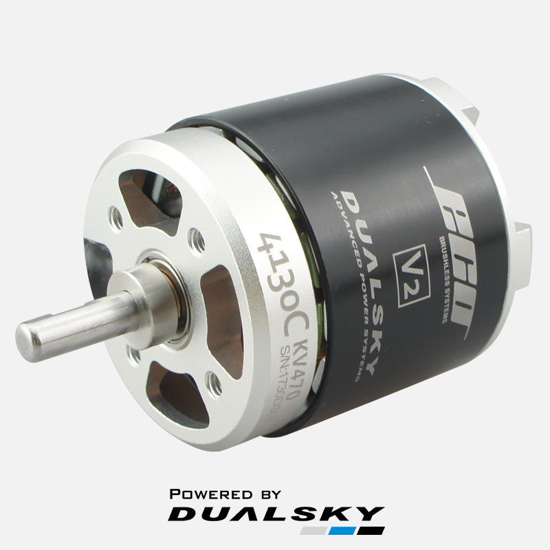 DUALSKY ECO4130C 290KV/375KV/470KV Brushless Outrunner Motor for RC ...