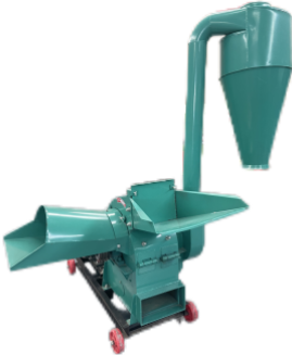 Mini Chaff Straw Crusher Animal Cattle Feed Making Grass Shredder ...