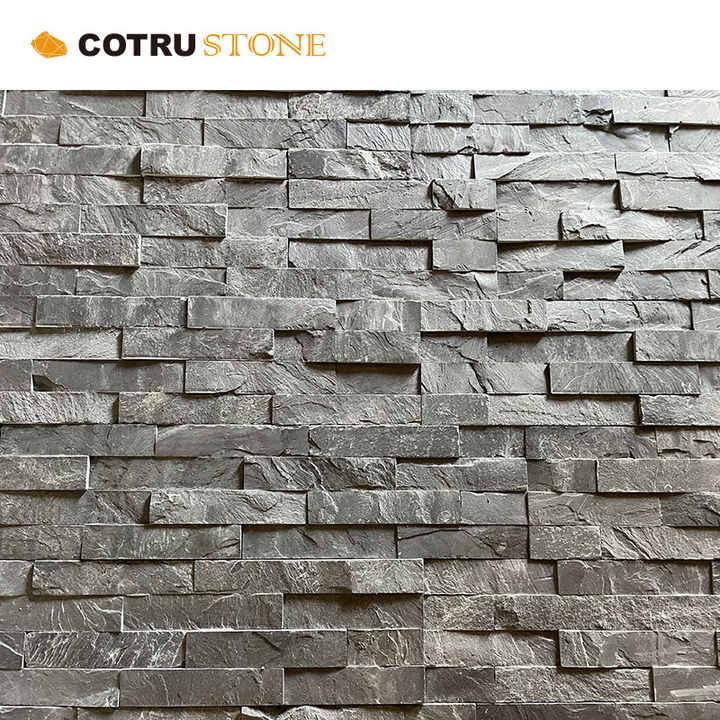 Shop Our Selection of Slate Stone Wall Panels for Outdoor Decor