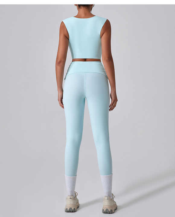 Wholesale Sports Activewear Women Gym Fitness High Waist Yoga Flared ...