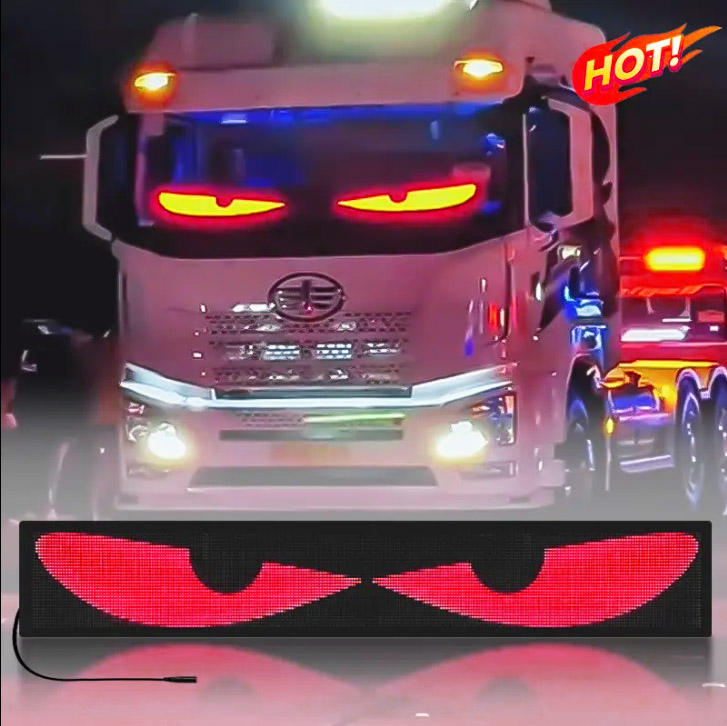 LED Display Truck Eyes Animated Scrolling Programmable Flashing Eyes ...