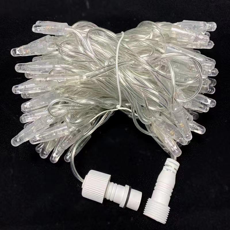 10M IP67 Waterproof LED String Lights Clear PVC Warm White Outdoor ...