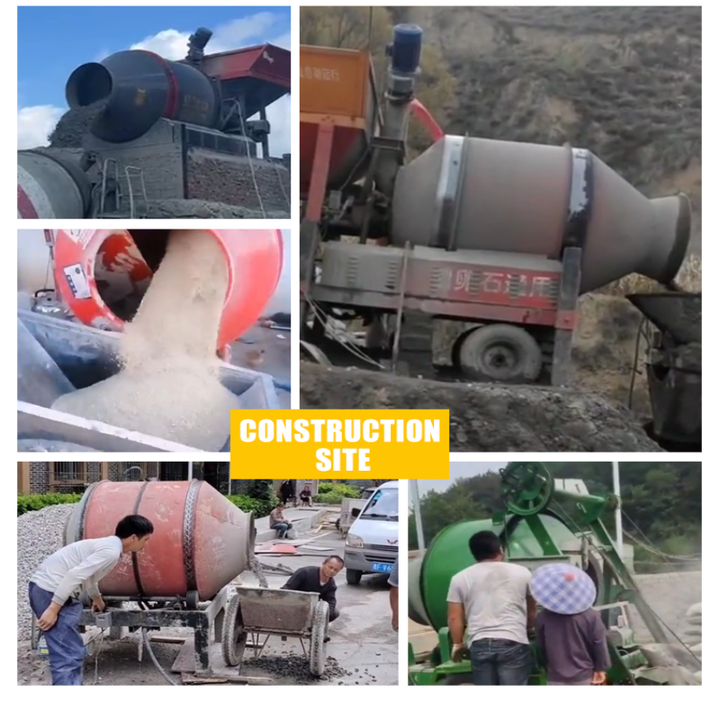 Self-Loading Cement Mixing Machine Drum Concrete Mixing Machines ...