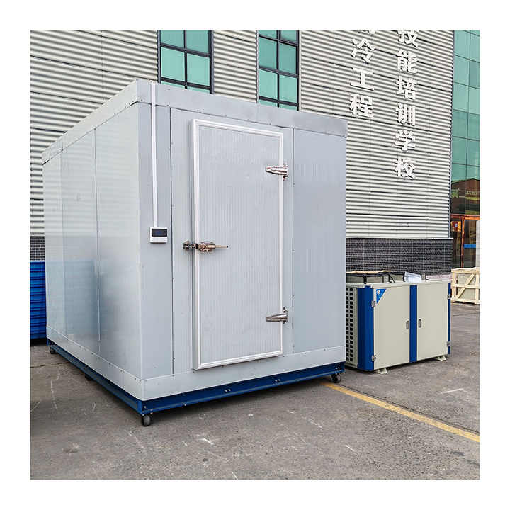 High Efficiency Refrigeration Equipment Mobile Cold Room With Wheels ...