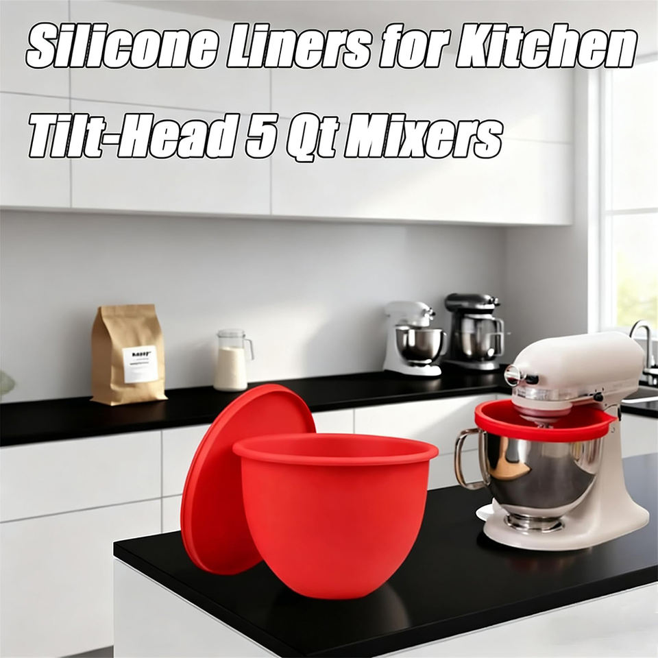 Silicone Bowl Liners for Kitchenaid Mixers 5 Quart Mixing Bowl Liner ...