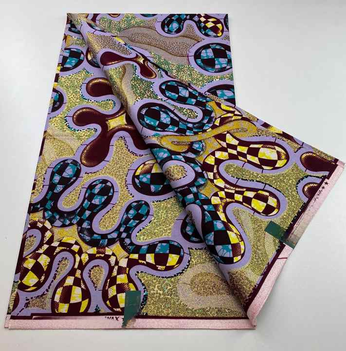 JS Truly Large Super Fabric Wax Print, Super Dutch Wax Fabric, 6 Yards ...