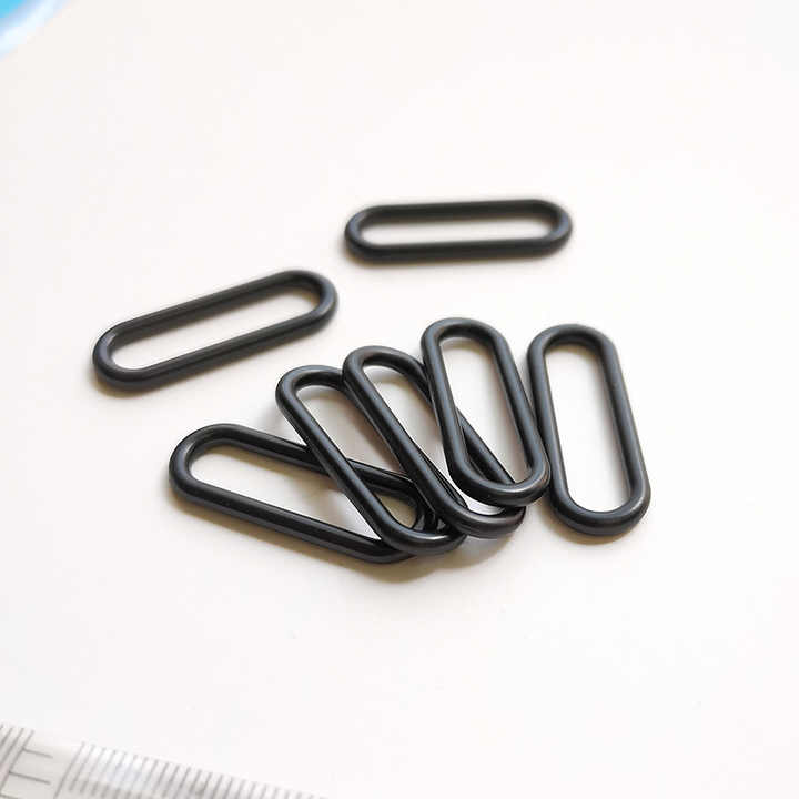 25/26mm 1" Alloy Oval Ring Rectangular Buckle O Ring Buckle Belt ...