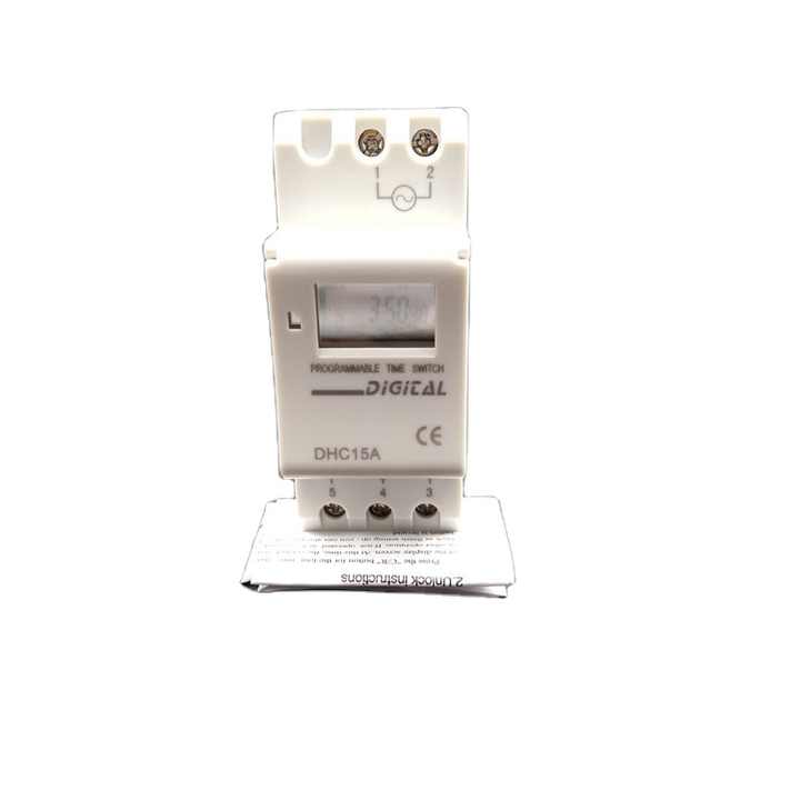 DHC15A Electronic Timer Instructions - Weekly Programmable
