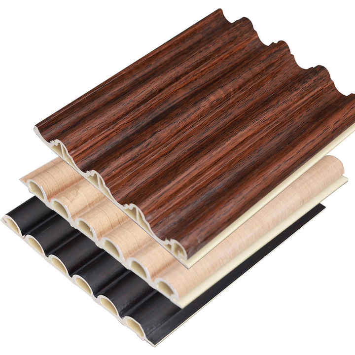 Manufacturers Waterproof Interior Wall Cladding Ceiling Panel WPC Laminated Bamboo Plastic Wood ...