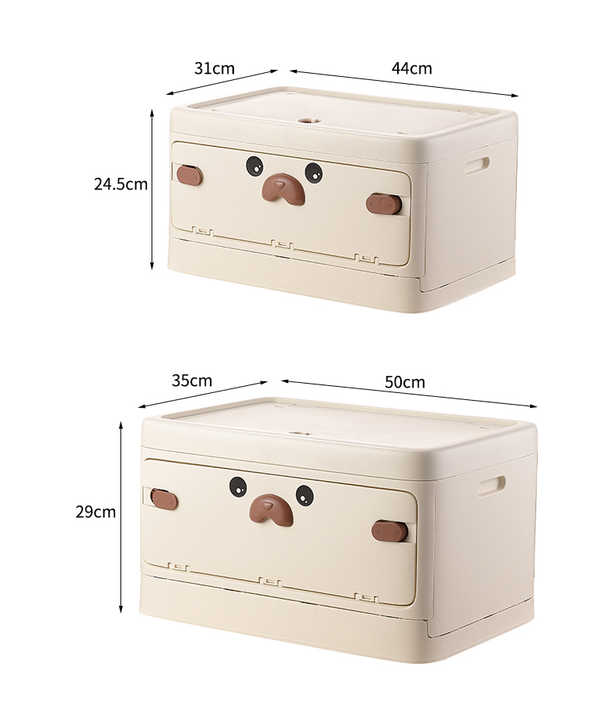 Family Scene Storage Boxes & Bins for Children's Toys Kids/Living Room ...