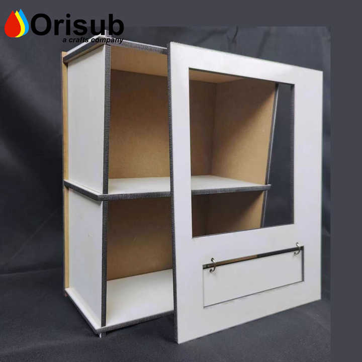 Custom White MDF Gift Storage Box - Sublimation Vending Machines
