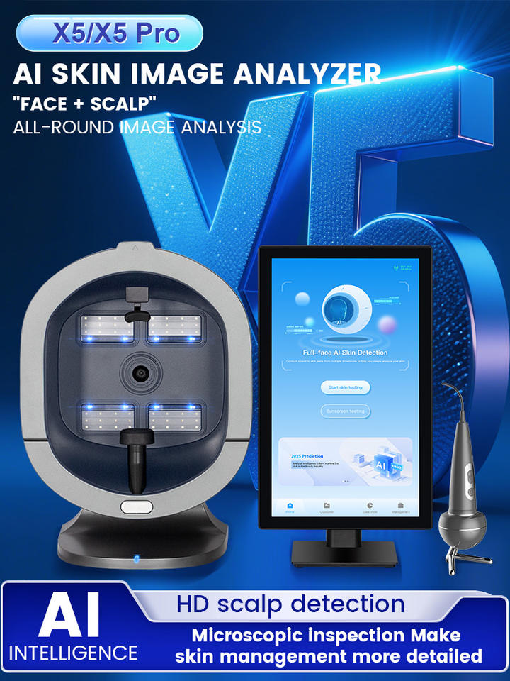 Portable Multi-Purpose AI 3D Digital Skin Analyzer with Moisture ...