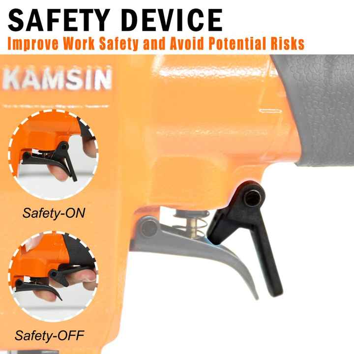 KAMSIN P630 23 Gauge Industrial Air Power Trigger Safety Micro Pinner