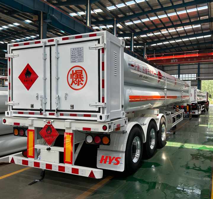 Gas Cylinder Tanker Fuel Tank Trailer - CNG Tube Trailer