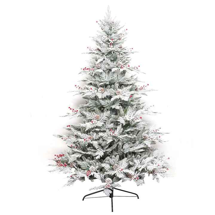 2026 Bestseller Flocked 5-10ft Supplier PE PVCChristmas Tree LED Light ...