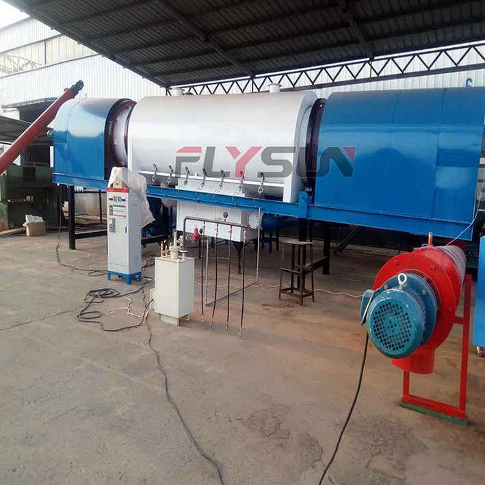 China Industrial Continuous Rotary Carbonization Furnace High Quality ...