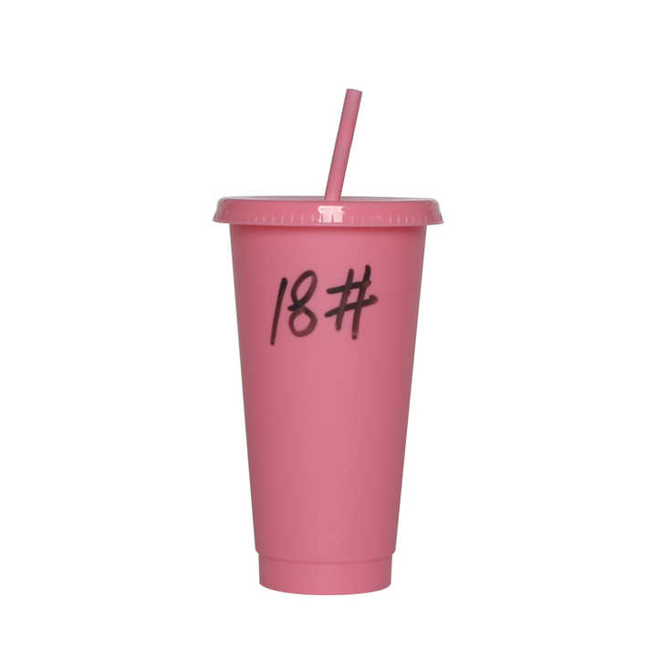 Colored Drink 24 Oz Children Clear Reusable Wholesale Cold Plastic ...