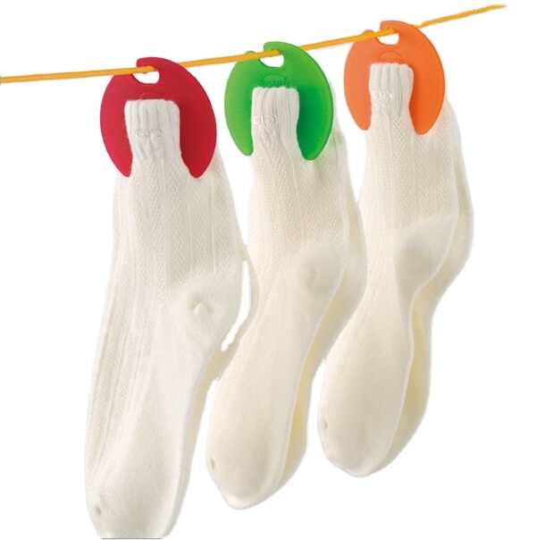 Hot Sale 6pcs Colorful Plastic Organizers for Laundry Socks