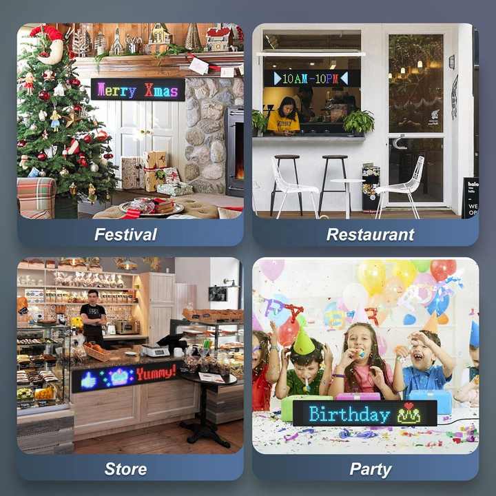 Indoor LED Digital Signage - Flexible and Programmable