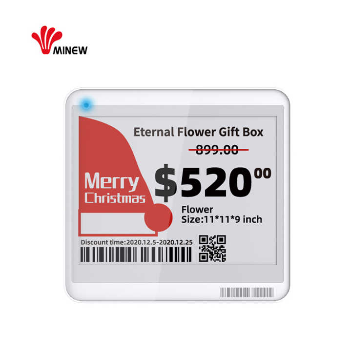 MINEW ESL Fresh Supermarket Electronic Price Tag Bluetooth 5.0