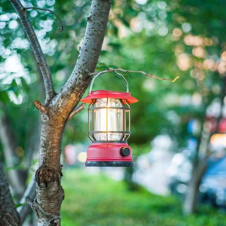 Outdoor Rechargeable LED Camping Lantern LED Lights Solar Portable Bulb ...