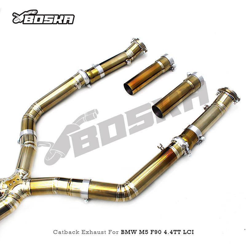 BSK Valvetronic Exhaust System for BMW M5/M6 F90 LCI 4.4TT 2018-2024 ...