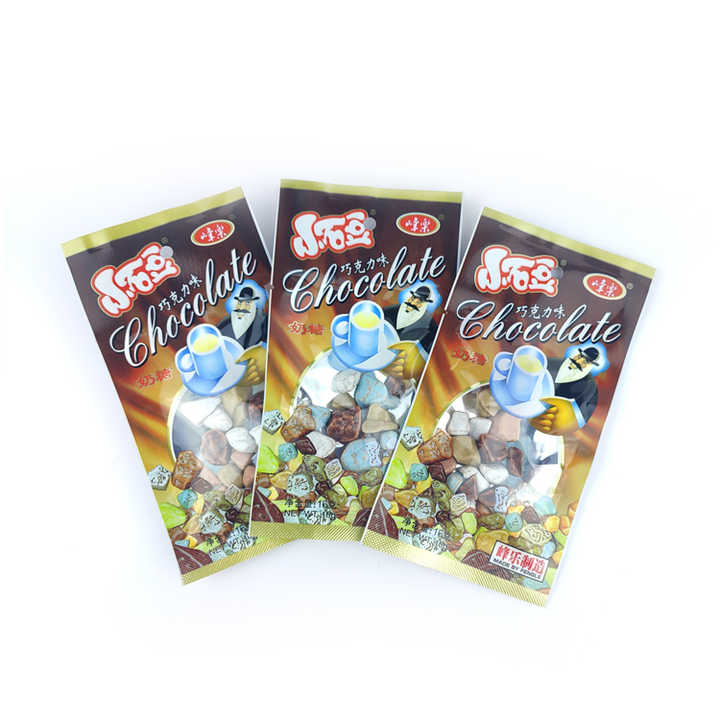 Landmark Customizable Milk Chocolate Tablet Candy Box Colorful Stone ...