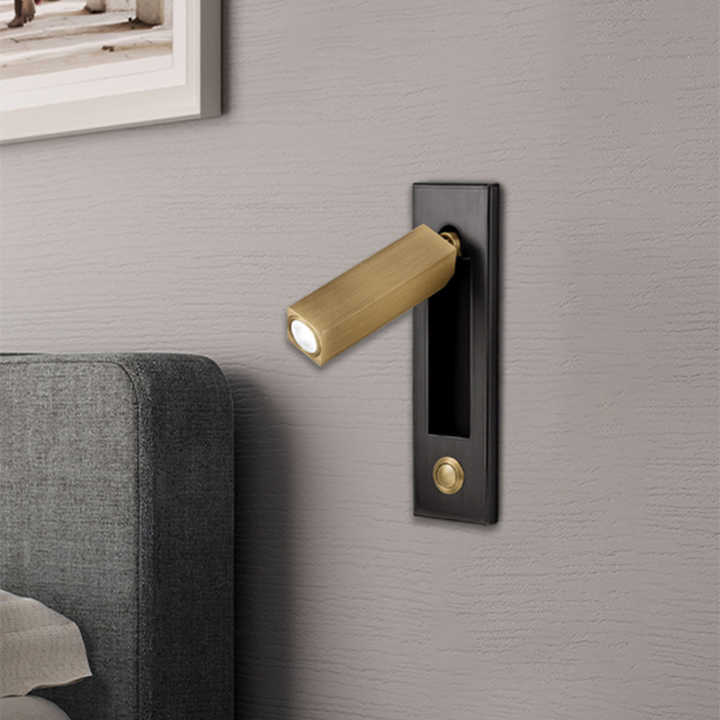 Bedside Reading Lamp - Modern LED Design for Hotel Rooms