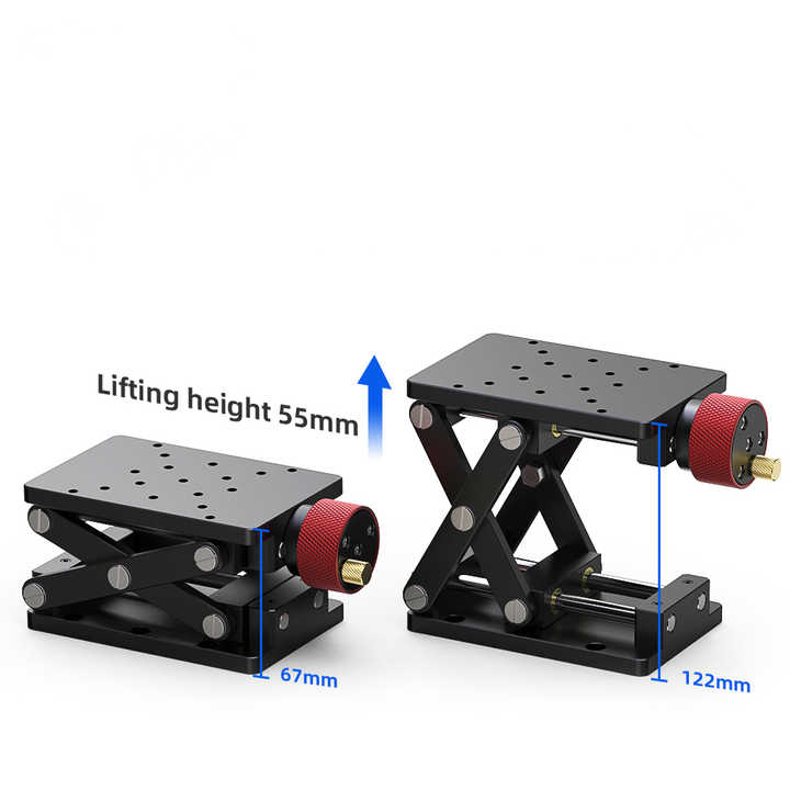 High Precision Manual Lift Z-Axis Scissor Lab Jack Elevator