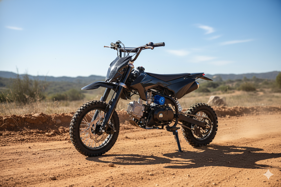 110cc 4-Stroke Single-Cylinder Manual Transmission Offroad Dirt Bike ...