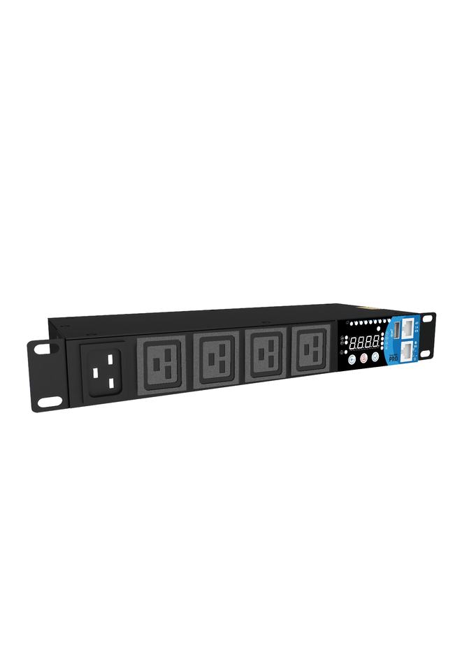 Smart PDU 220V 16A C19 4-Outlet Central Monitoring Timer Control HTTP ...