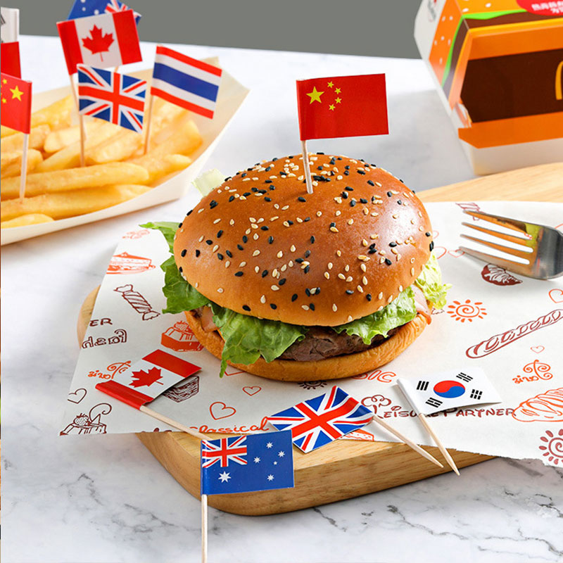 Bendera Tusuk Gigi Sandwich - Solusi Dekorasi Makanan yang Dapat ...