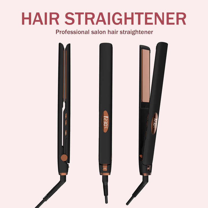 Custom Hair Flat Iron LCD Display Hair Straightener Professional Fast ...