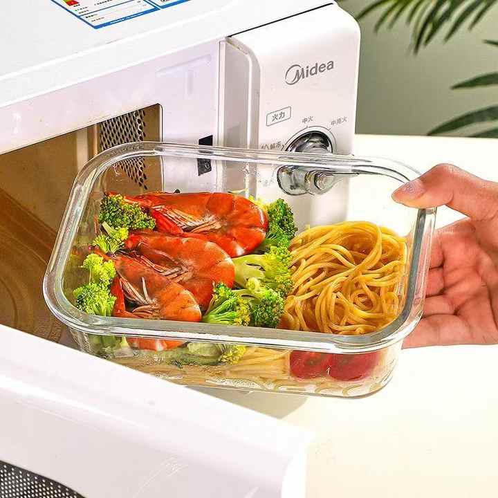 Hot Selling High Quality Heat Resistant Glass Food Container with ...