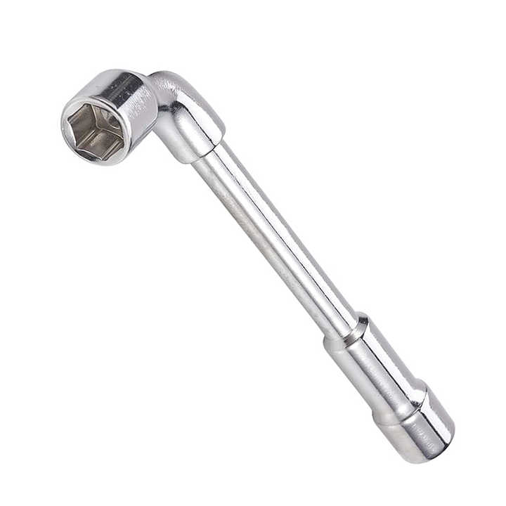 L Shaped Angled Open Hex Socket Wrench - Double-Head Elbow