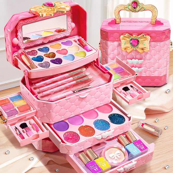 Girls Pretend Play Makeup Sets - Fun & Reusable Kits