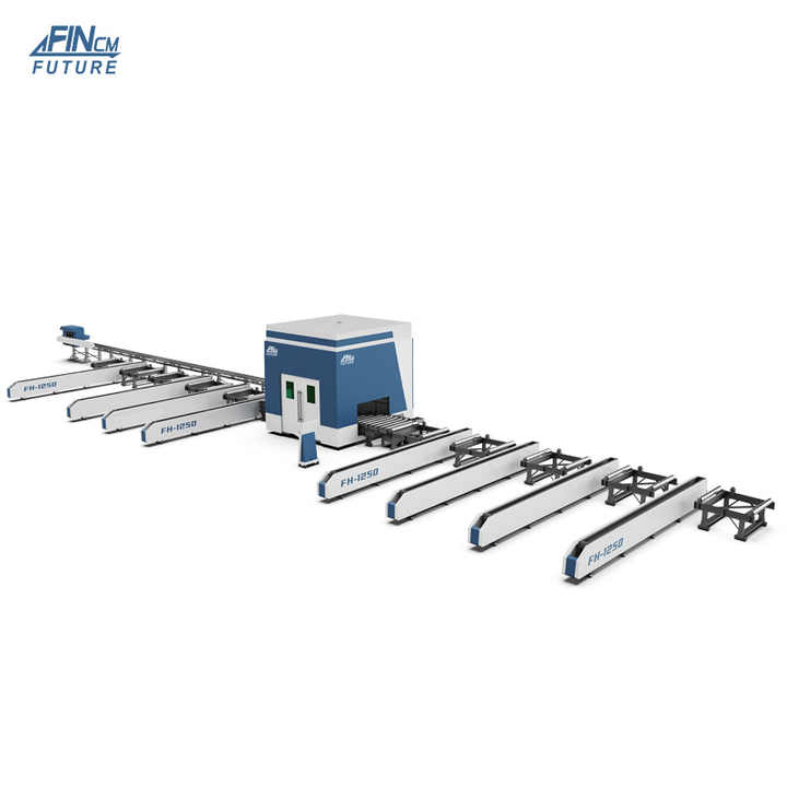 FIN Automatic Loading CNC Machine Cutting Drilling Beveling H BEAM ...