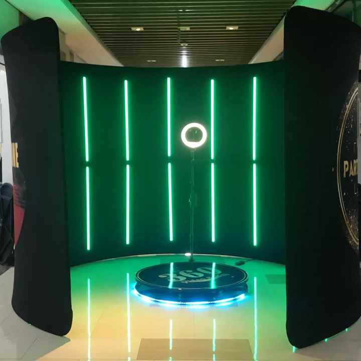 Intelligent Operation Video Booth 360 Photo Booth With Side Lights 360 ...
