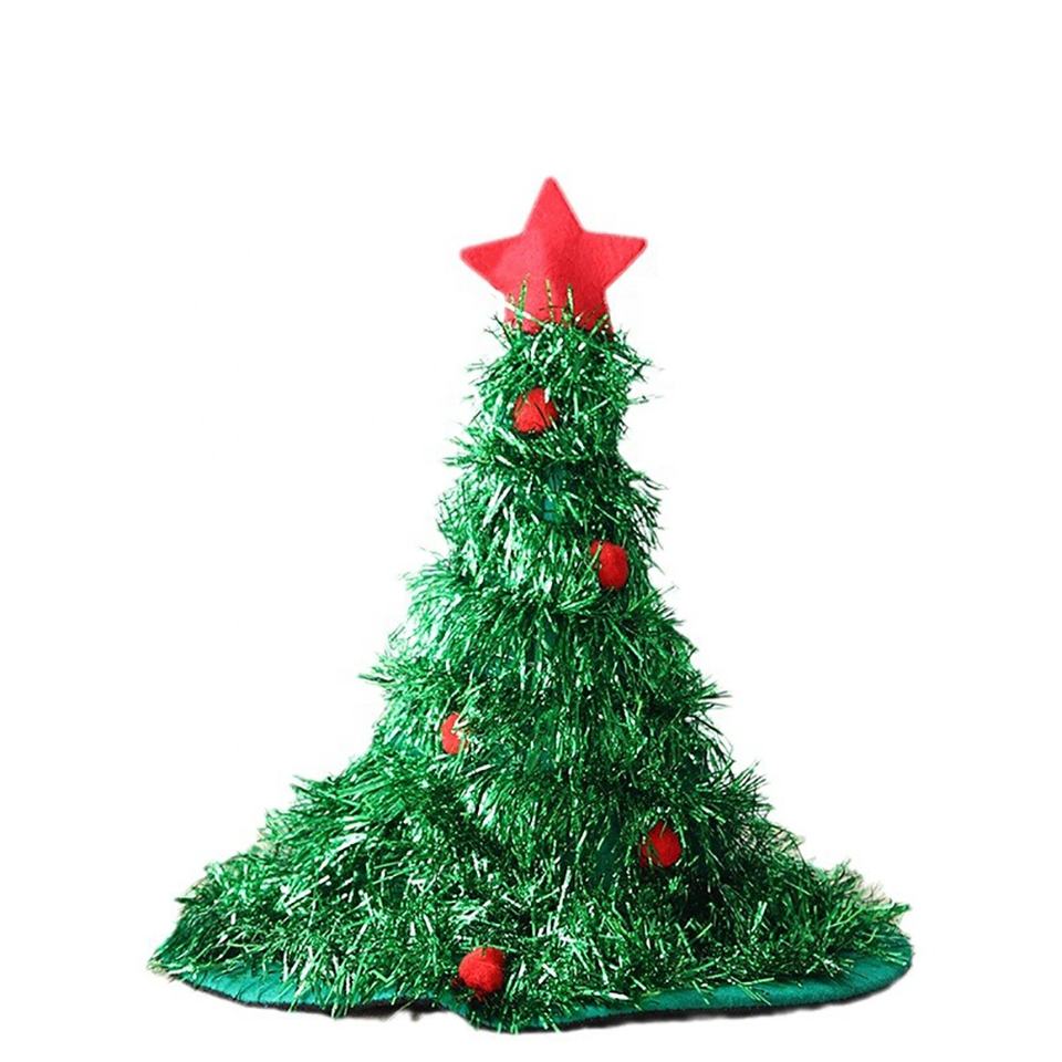 Wholesale Christmas Tinsel Hats for Kids-Cloth Material Handmade ...