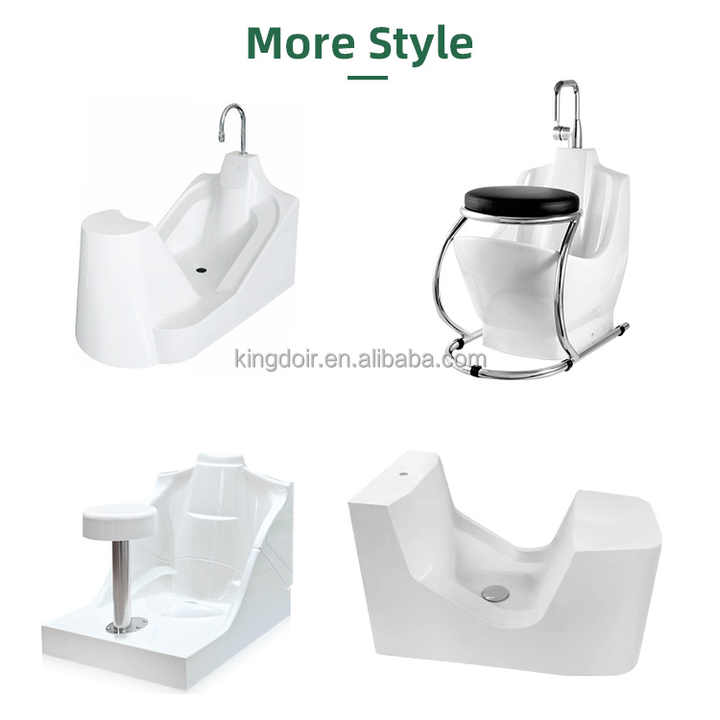 Modern Style Free Standing Acrylic Foot and Hand Washing Station ...