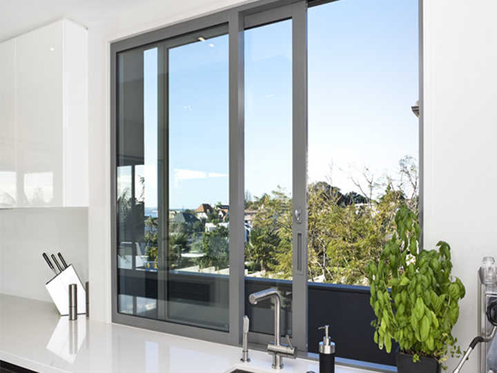 American Simple Design Indoor Sliding Glass Window With Screen Aluminum ...