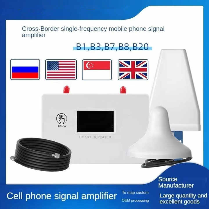 Smart GSM 4G 5G Signal Booster with Bluetooth Control | Mobile Network ...