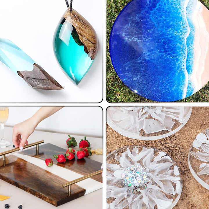 Good Epoxy Resin Crystal Clear Liquid Non Toxic Art Epoxy Art Resin for ...