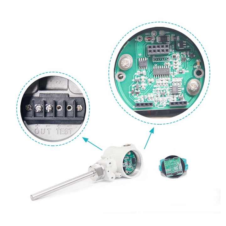 Rtd Pt100 Temperature Transmitter 4-20ma with LED Display