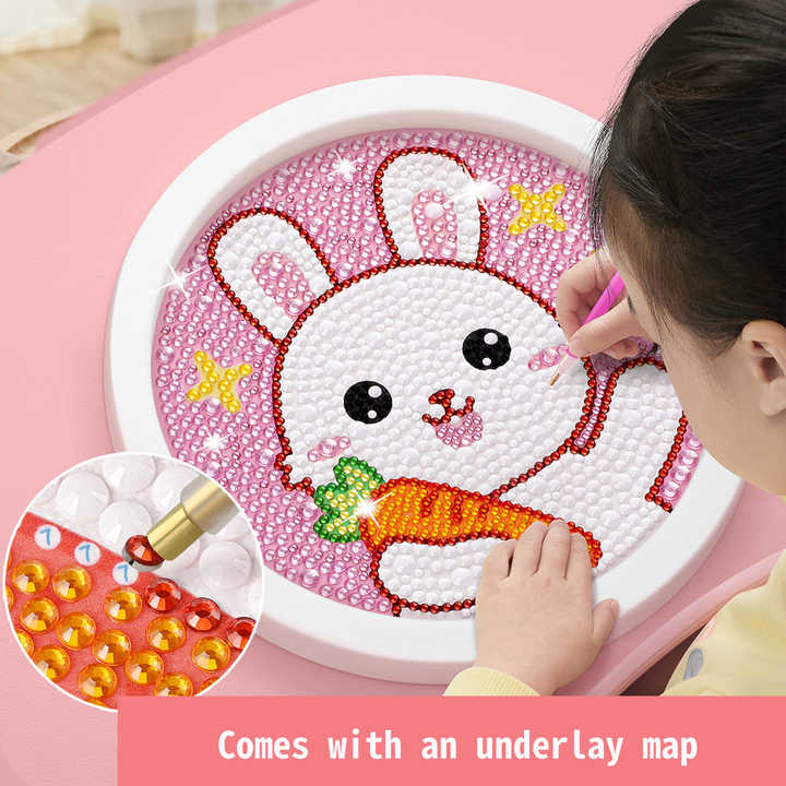 Educational 5D Diamond Painting Set for Kids - Creative Fun