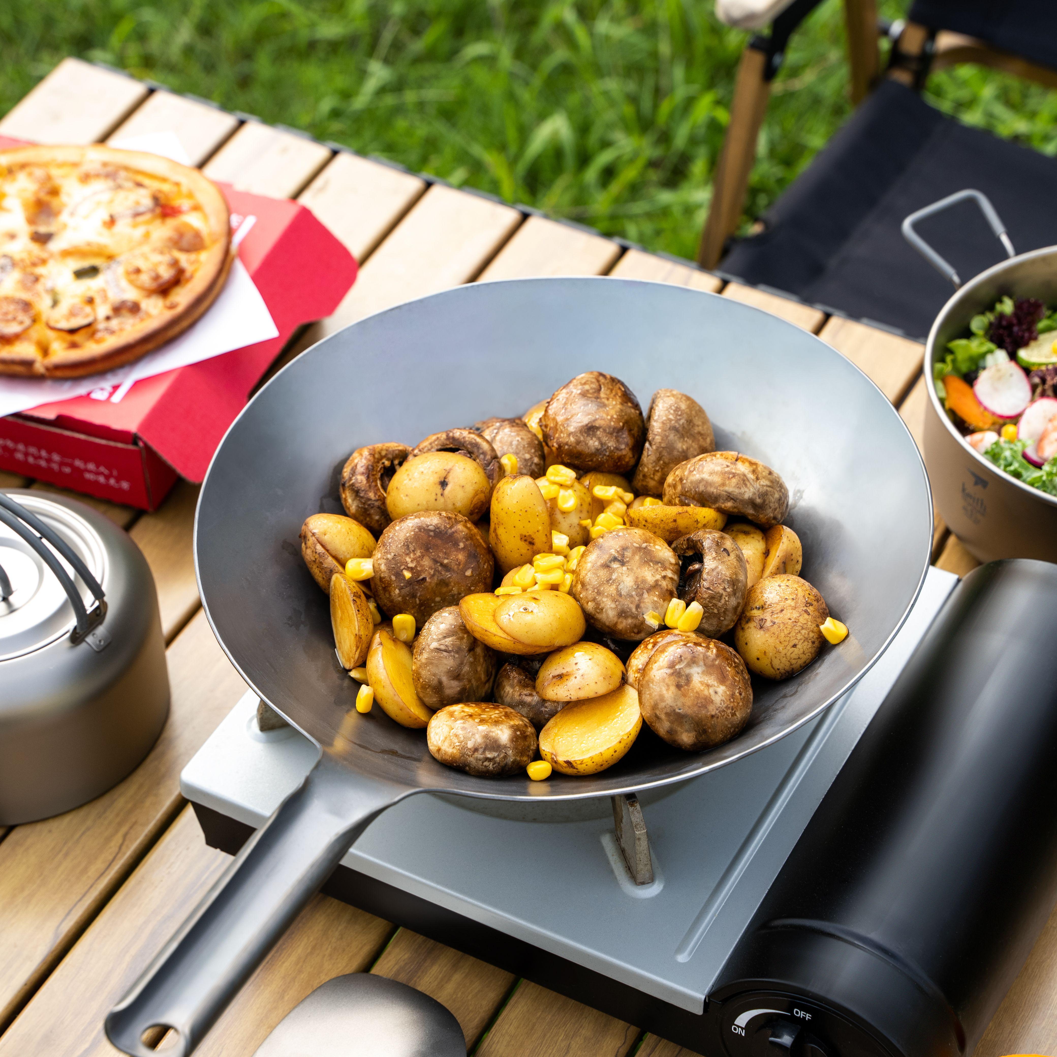 Titanium Cooking Pan - Nonstick Lightweight Design