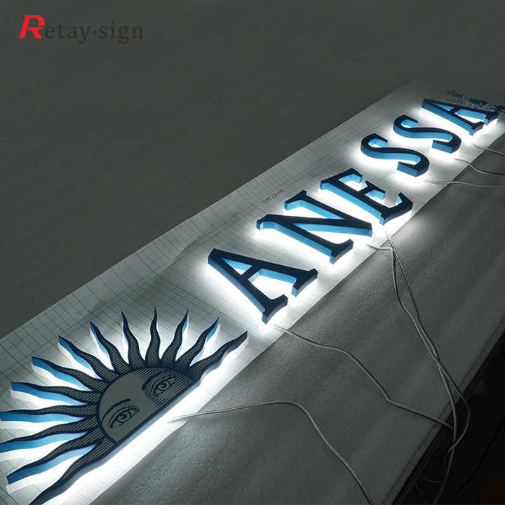 Customizable Outdoor Backlit Signs Even Backlight Waterproof and UV ...